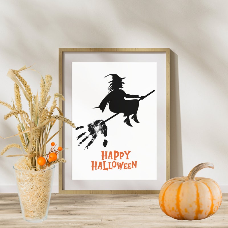 Halloween Handprint Craft - Etsy