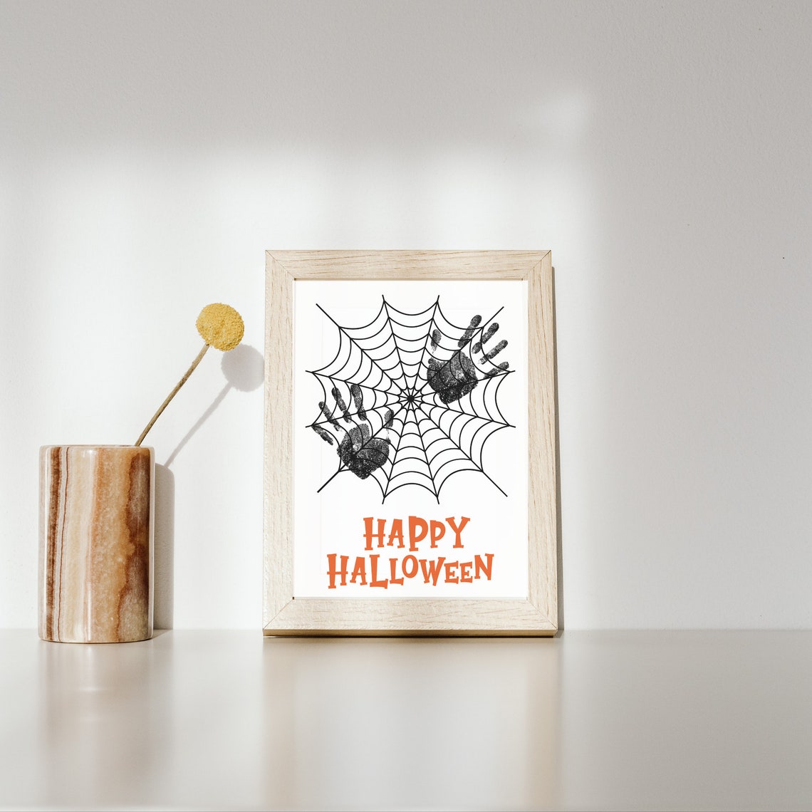 Halloween Spider Handprint Craft, Multiple Handprints, Toddler Craft ...