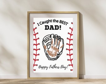 Fathers Day SOCCER Footprint Craft, Instant Download PDF, 1st Fathers ...
