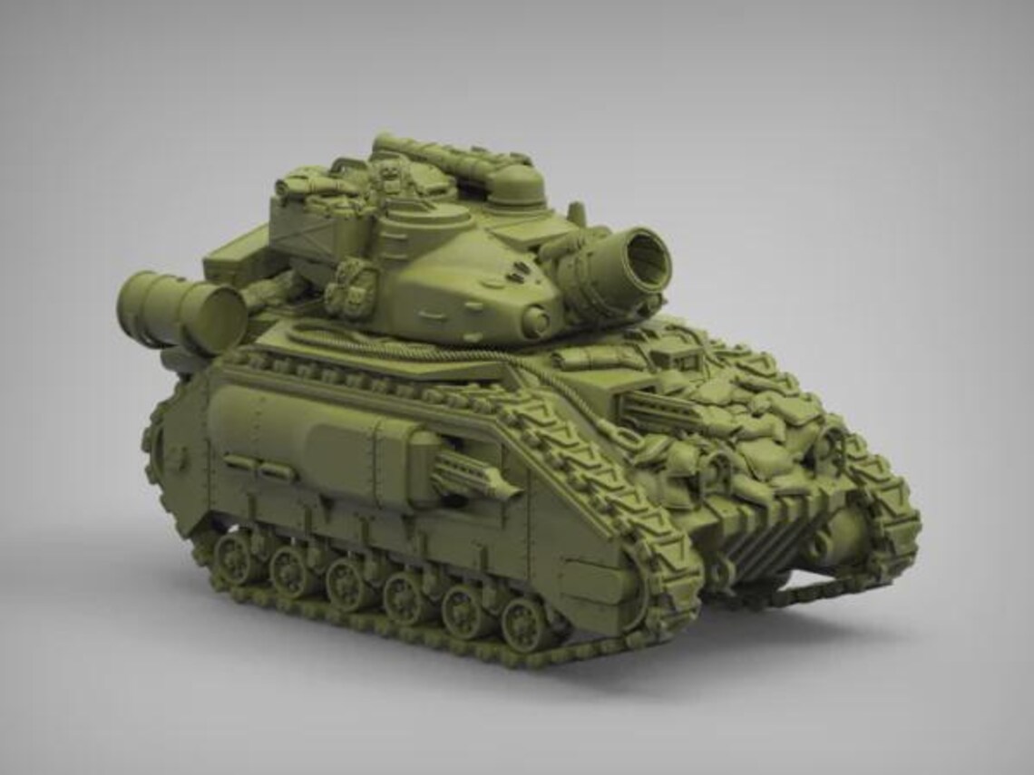 Caiman Main Battle Tank : Spacenam Vehicle - 28mm Heroic - Designed by ...