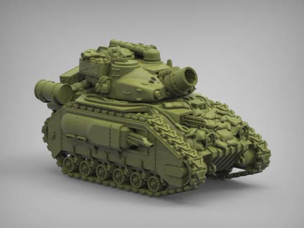 Caiman Main Battle Tank : Spacenam Vehicle - 28mm Heroic - Designed by ...