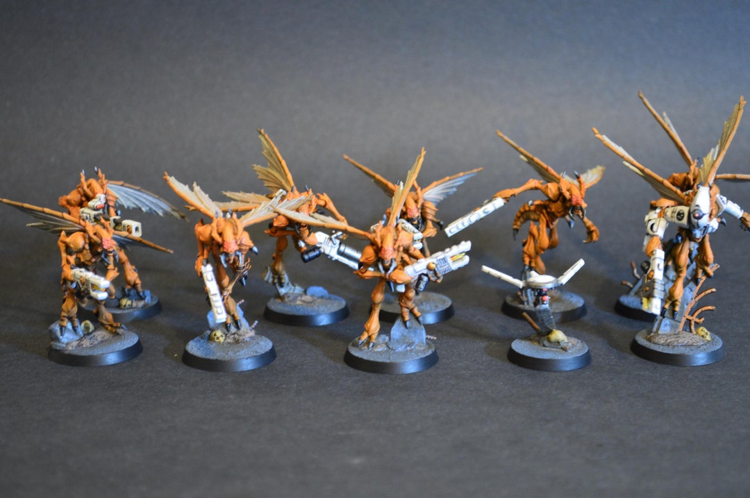 Vespid Stingwing Kill Team : 10 Units Fully Painted and Ready to Ship ...