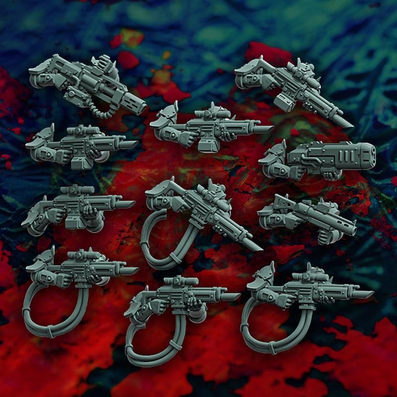 Lazknight 28mm Miniature Set of 10 or Individual Bits: Heads, Bodies ...