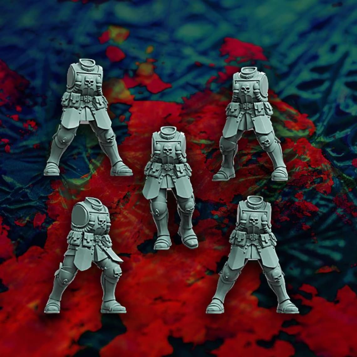 Lazknight 28mm Miniature Set of 10 or Individual Bits: Heads, Bodies ...