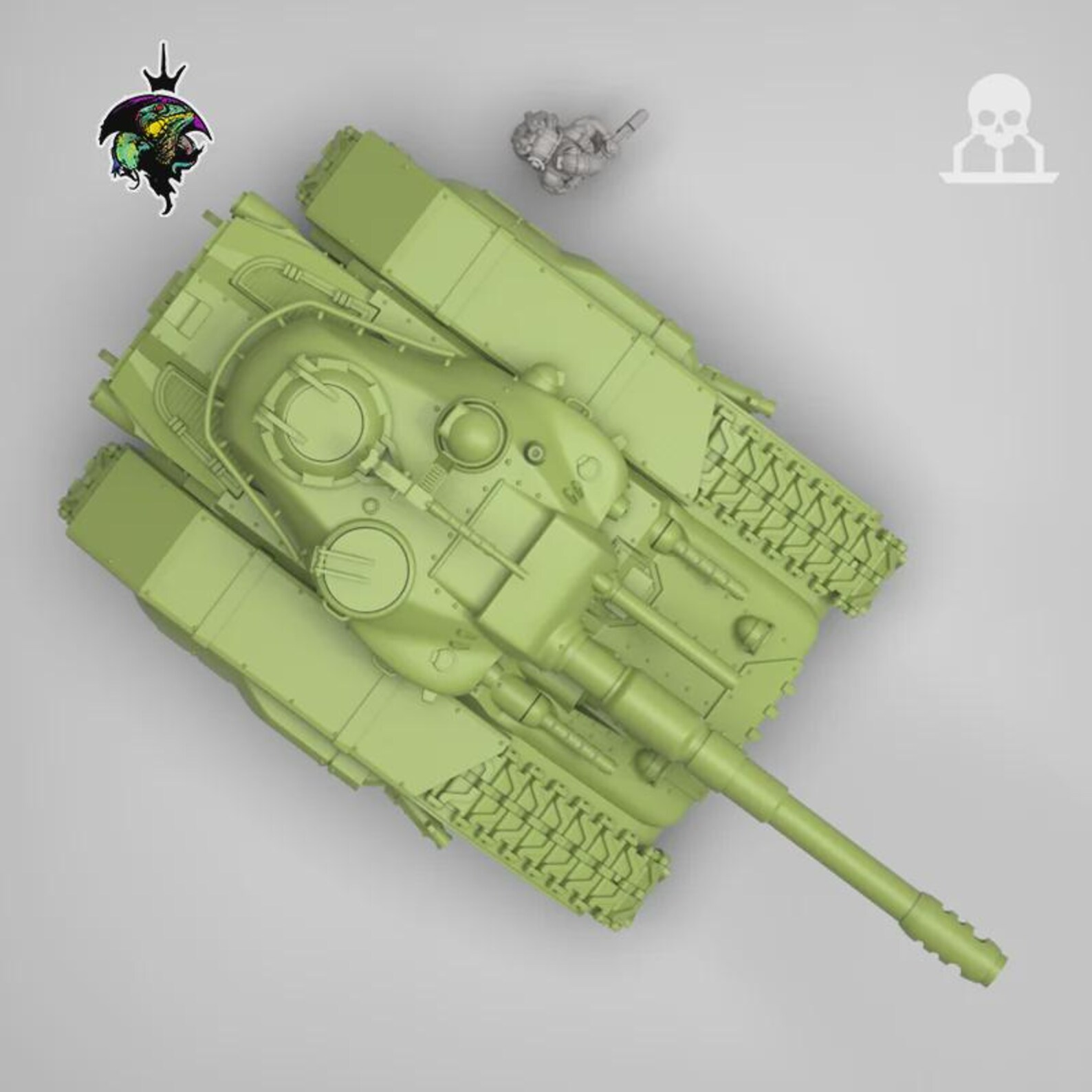 Caiman MK II Heavy Tank : Spacenam Vehicle - 28mm Heroic - Designed by ...