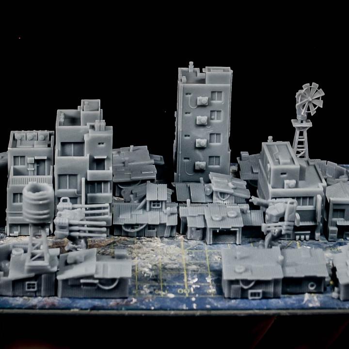 Battlefields of Tomorrow: Asian City 1 - 6/8/10mm Wargame Terrain ...