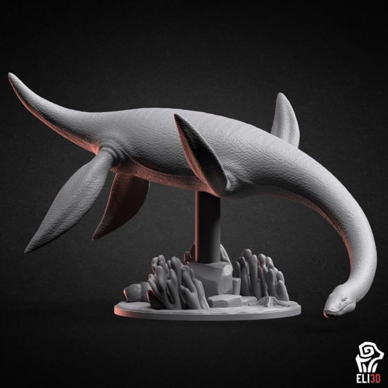 Plesiosaurus : 32mm Scale Dinosaur - Designed by Eli 3D - Etsy