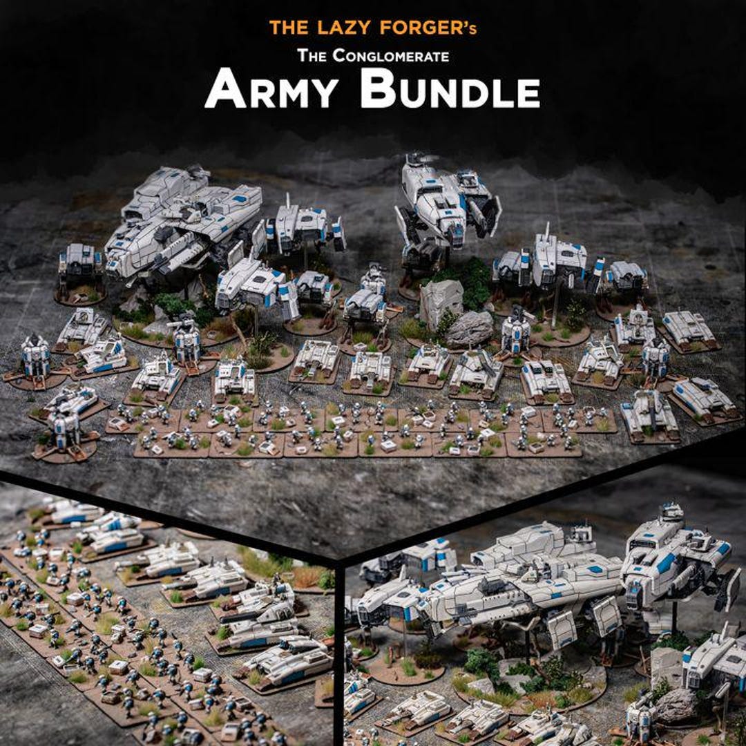 The Conglomerate - Full Spectrum Dominance. Pre-built Lists and Individual Models. 6mm Scale War ...