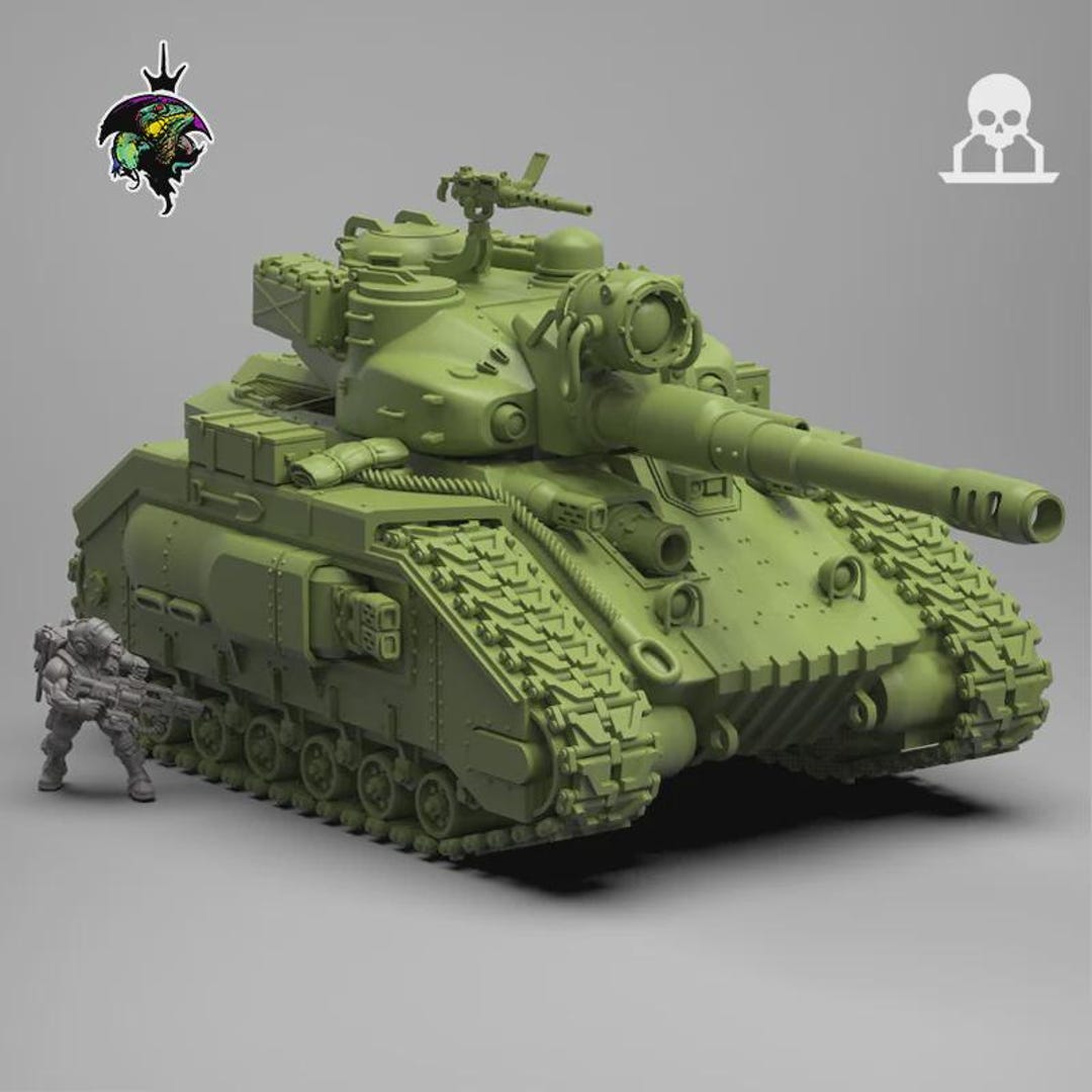 Caiman MK II Heavy Tank : Spacenam Vehicle - 28mm Heroic - Designed by ...