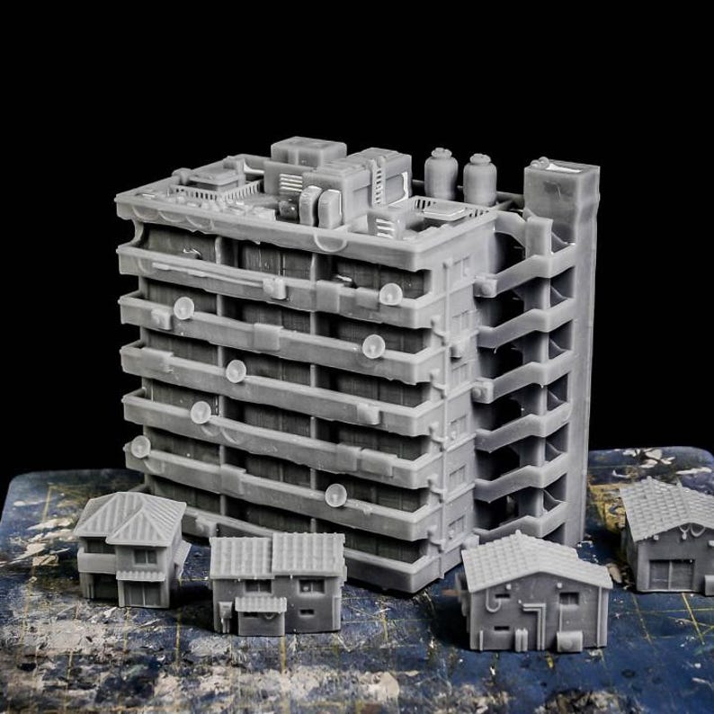 Battlefields of Tomorrow: Asian City 3 - 6/8/10mm Wargame Terrain ...