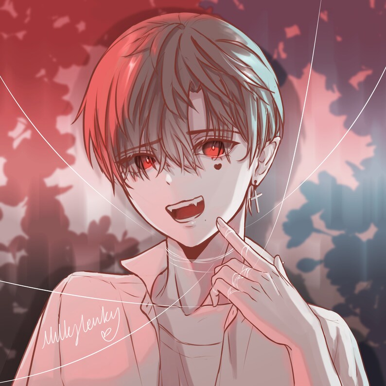 Custom Anime PFP Icon Avatar Profile Picture Social Media Twitch ...