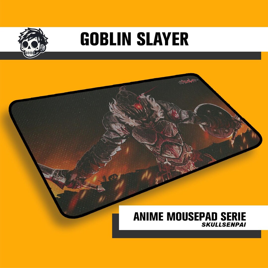 Premium Goblin Slayer Desk Mat | Anime Gaming Mousepad | Ultimate Dark ...