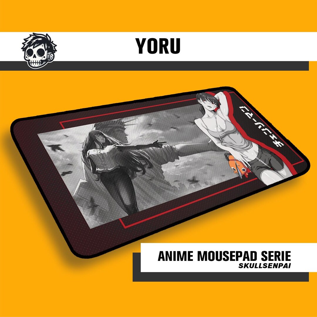 Premium Yoru Mousepad | War Devil Deskmat | Chainsawman Mousepad ...