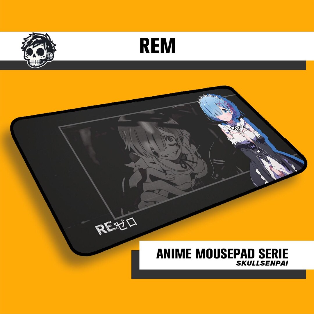 Premium Rem Mousepad | Re: Zero Desk Mat | Subaru | Perfect for Anime ...