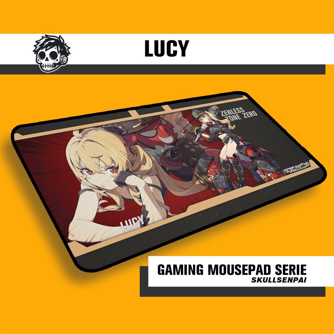 Premium Lucy Mousepad | Son of Calydon | Zenless Zone Zero Desk Mat | Zzzero Mousepad | Zenless ...