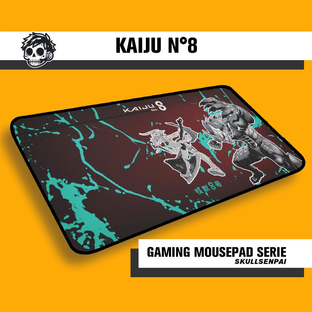 Premium Kafka and Kikoru Mousepad | Kaiju No8 Mousepad | Kafka Mousepad ...