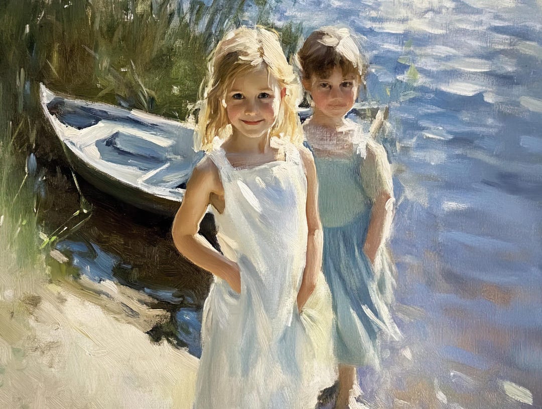 Hand-painted Portrait, Original Custom Portrait From Photo, Family Oil ...