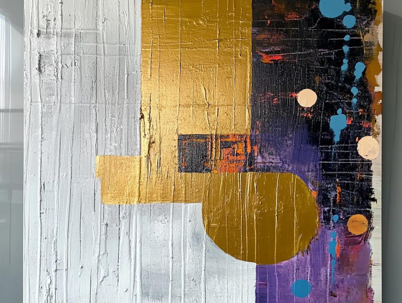 Custom Abstract Oil Painting, Personalised Wall Decor, Handmade Oil ...