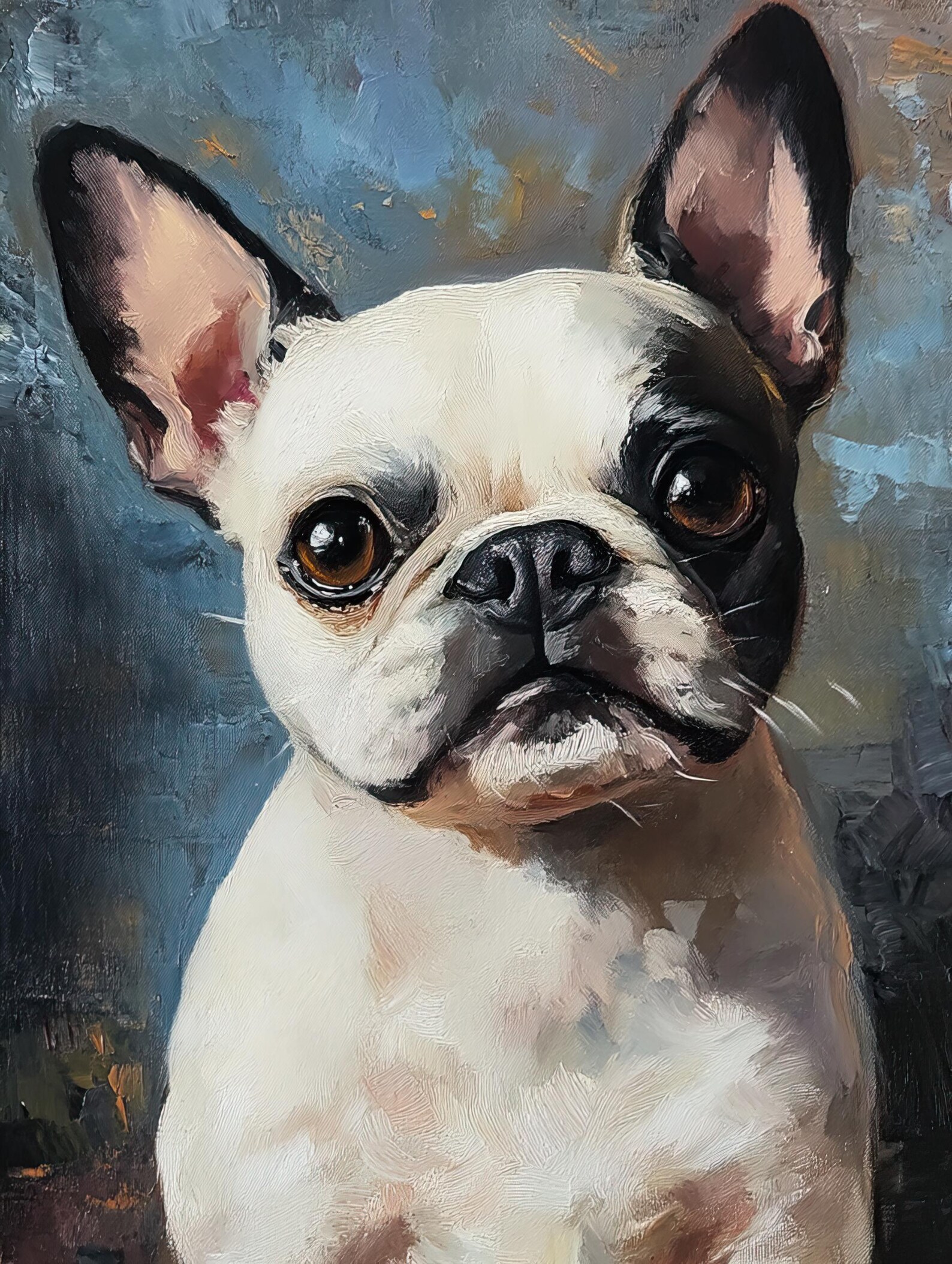 Commission Animal Painting, Custom Dog Portrait Painting, Acrylic ...