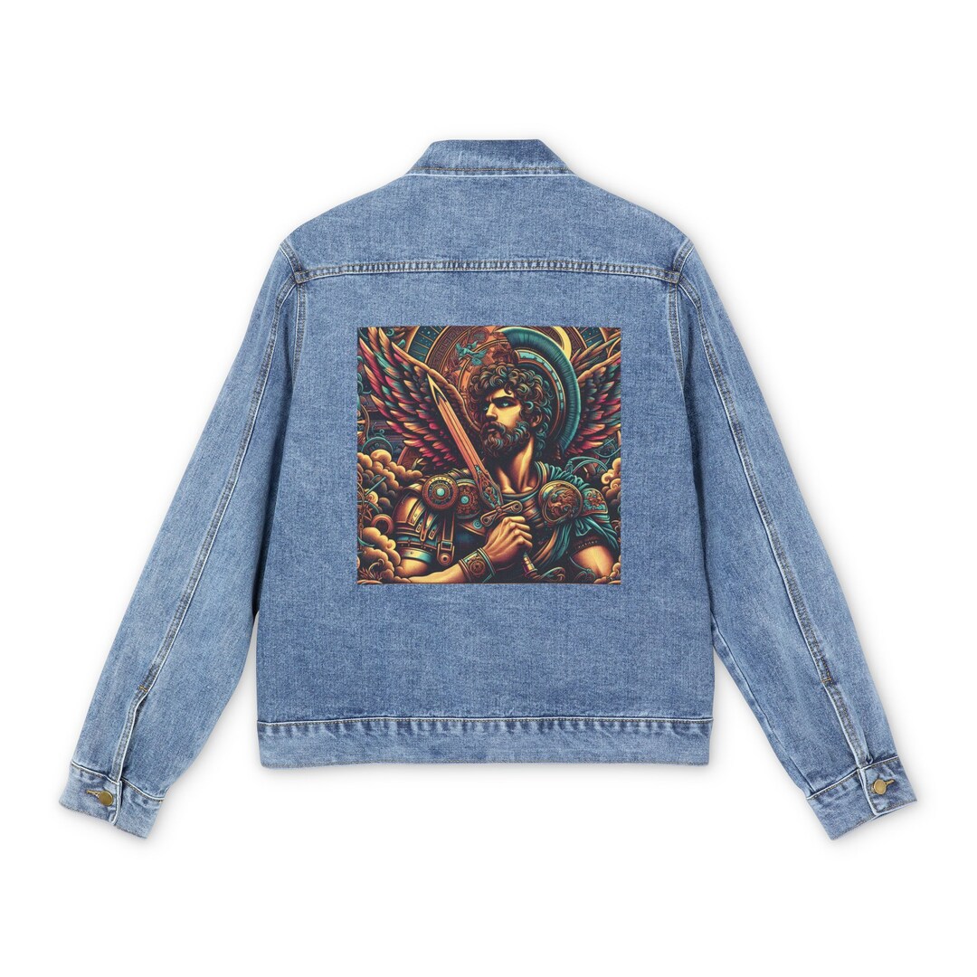 Greek Gods Series - Prometheus - Denim Jeans Jacket - Etsy