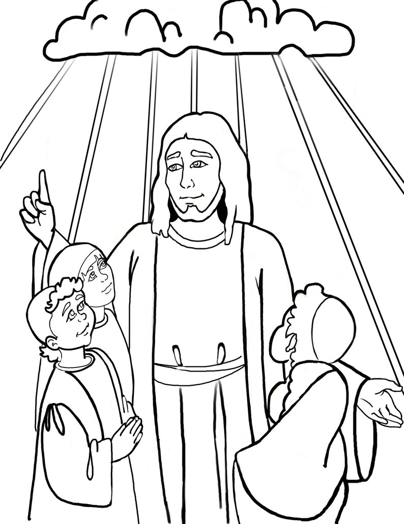 BIBLE and CHRISTIAN COLORING Templates - Etsy