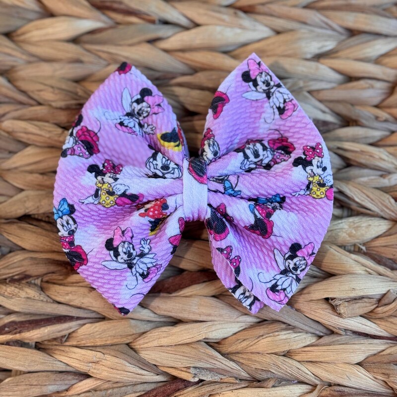Minnie Mouse Bow - Etsy