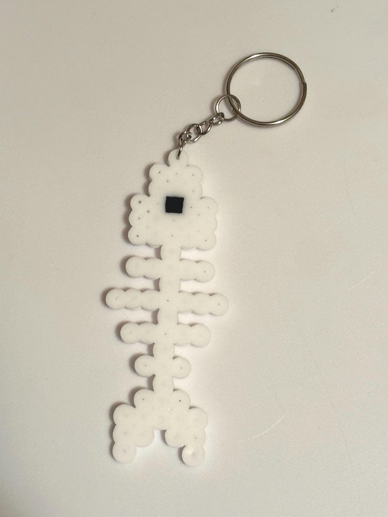 Fish Perler Bead Keychain - Etsy