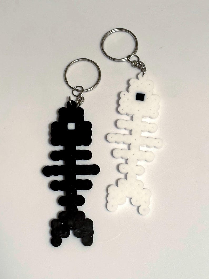Fish Perler Bead Keychain - Etsy