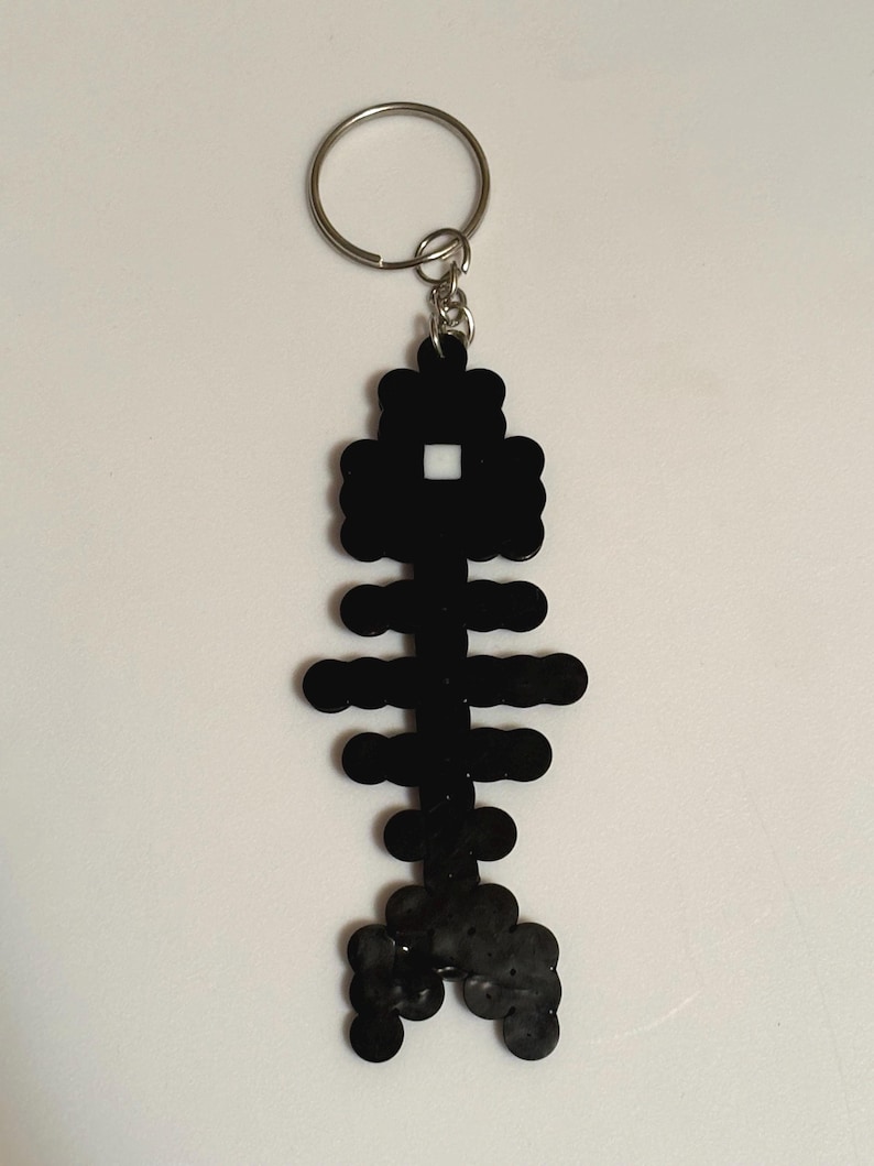 Fish Perler Bead Keychain - Etsy