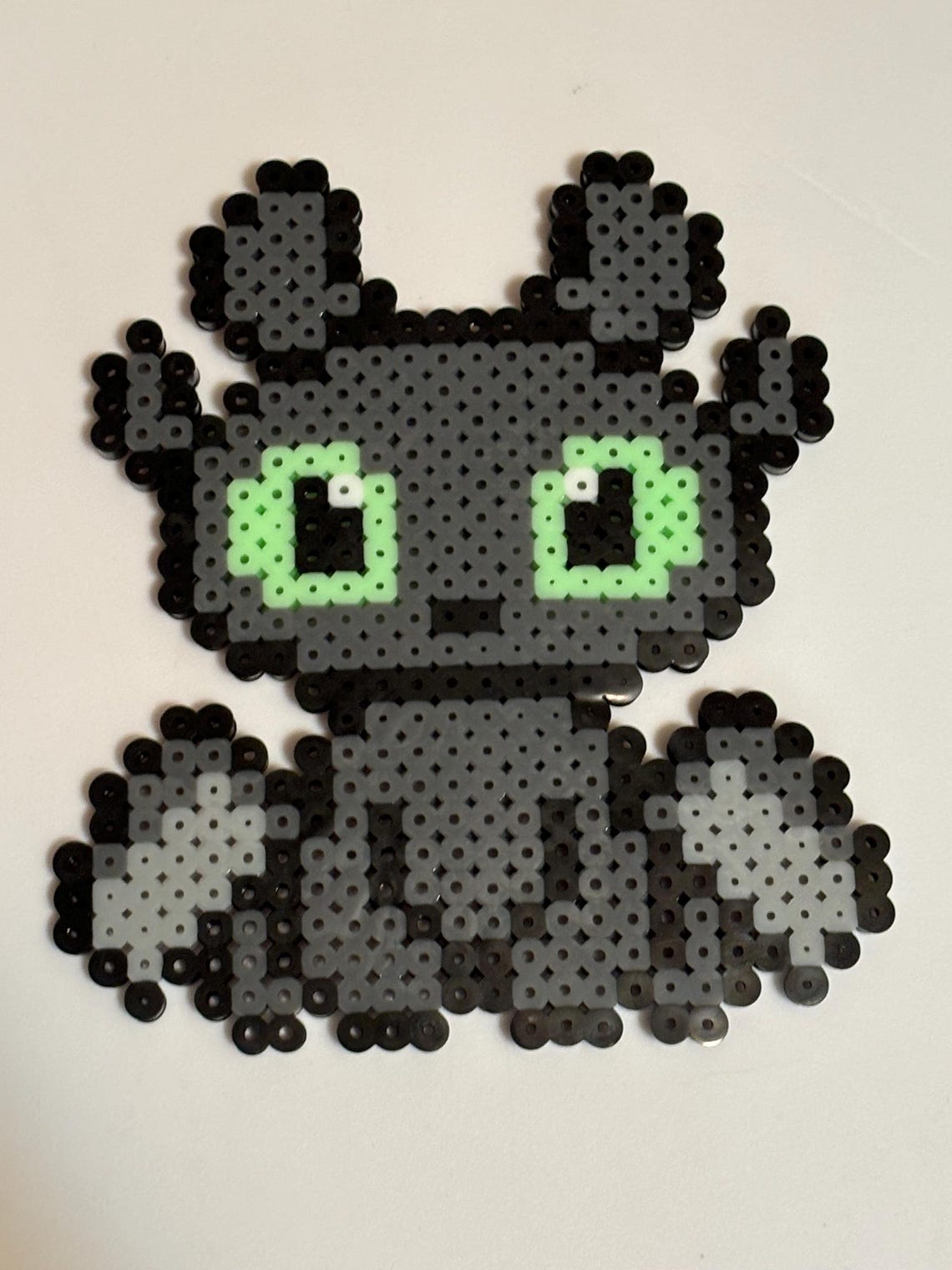Toothless Perler Bead Art - Etsy