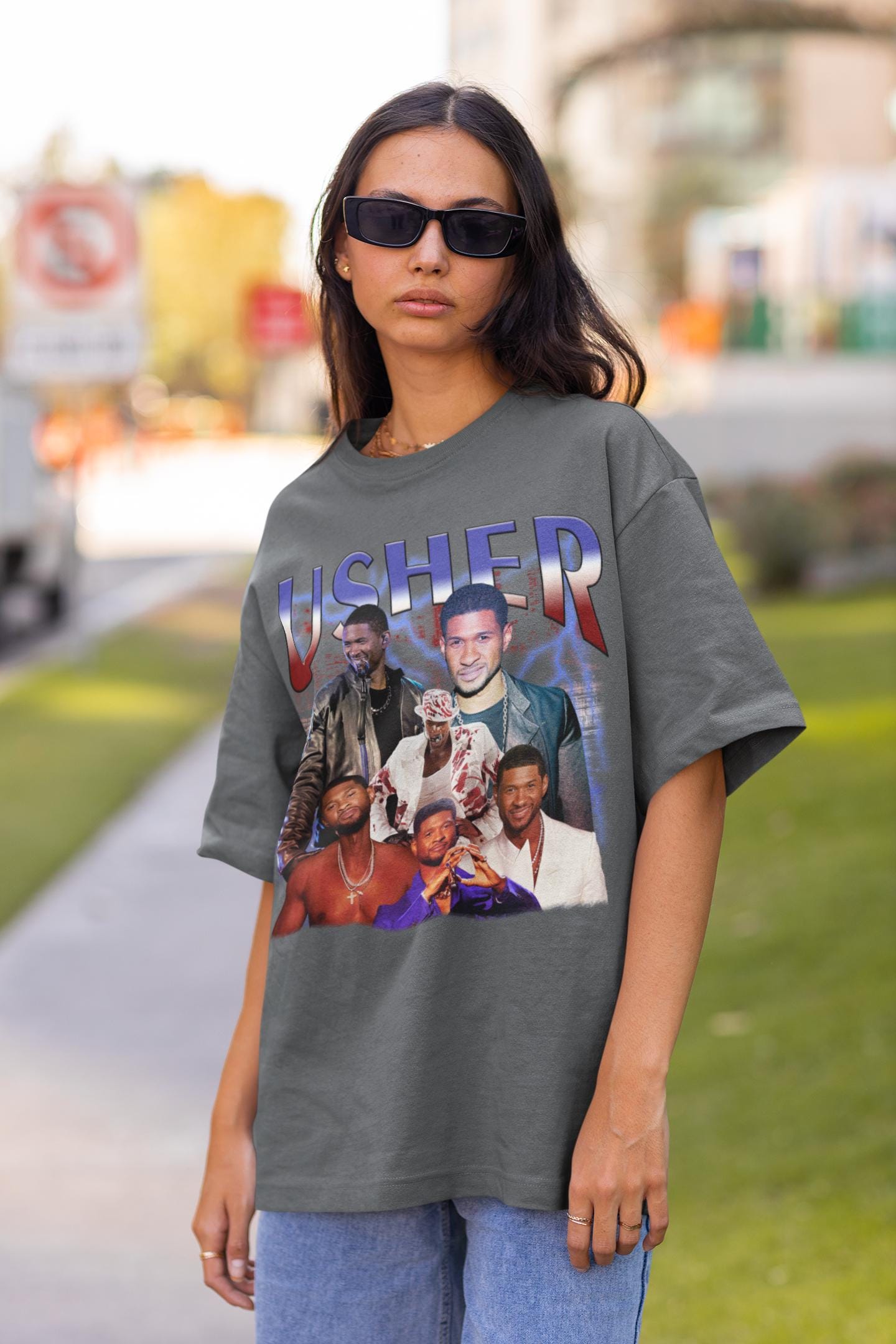 Vintage Usher Singer Shirt, Music Tee, Concert Wear, Pop Star Tee, Fan ...