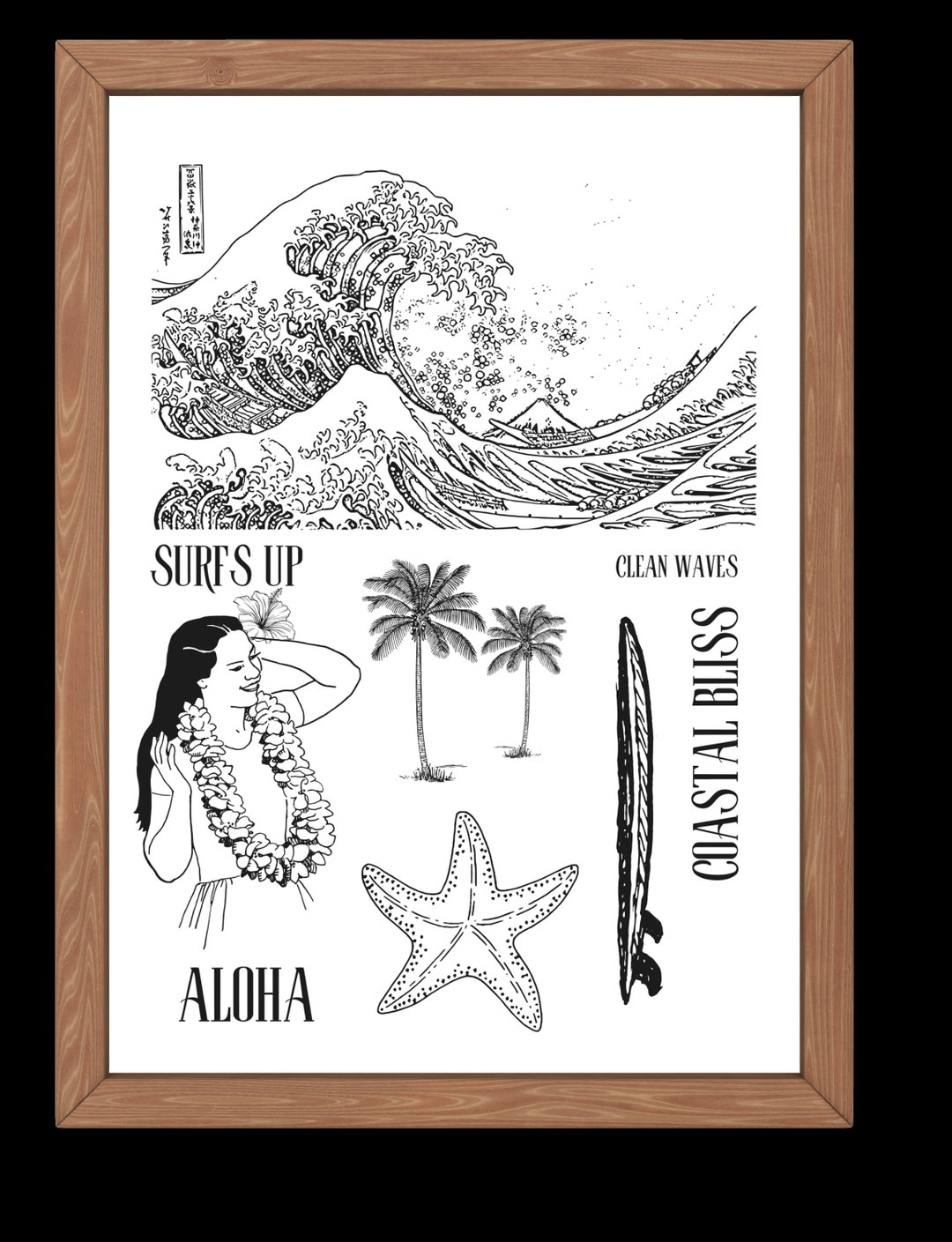 Surfs up Poster - Etsy