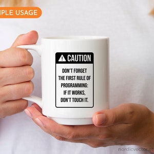 Funny Programmer Warning Sign Svg, Coder Quote Svg, Programmer Svg, Png ...