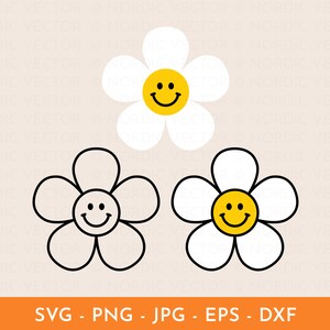 Daisy SVG, Daisy Flower Svg, Retro Daisy Png, Summer Svg, Spring Svg ...
