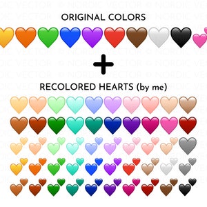 Heart Emoji Bundle, iPhone Heart Symbols, Ios Heart Icon SVG Files ...