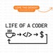 Funny Programmer Svg, Life of A Coder Svg, Programming Svg, Coder Png ...