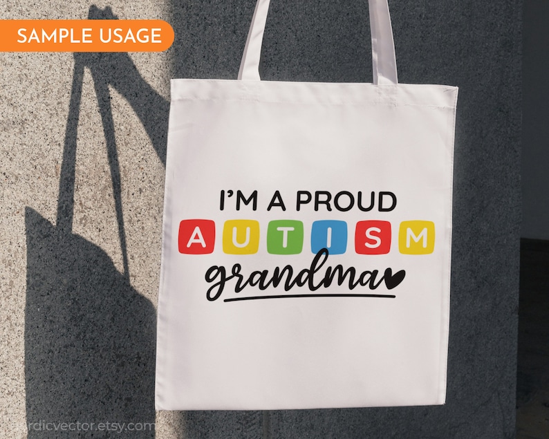 Autism Grandma Svg, Autism Svg, Autism Awareness Png, Autism Png ...