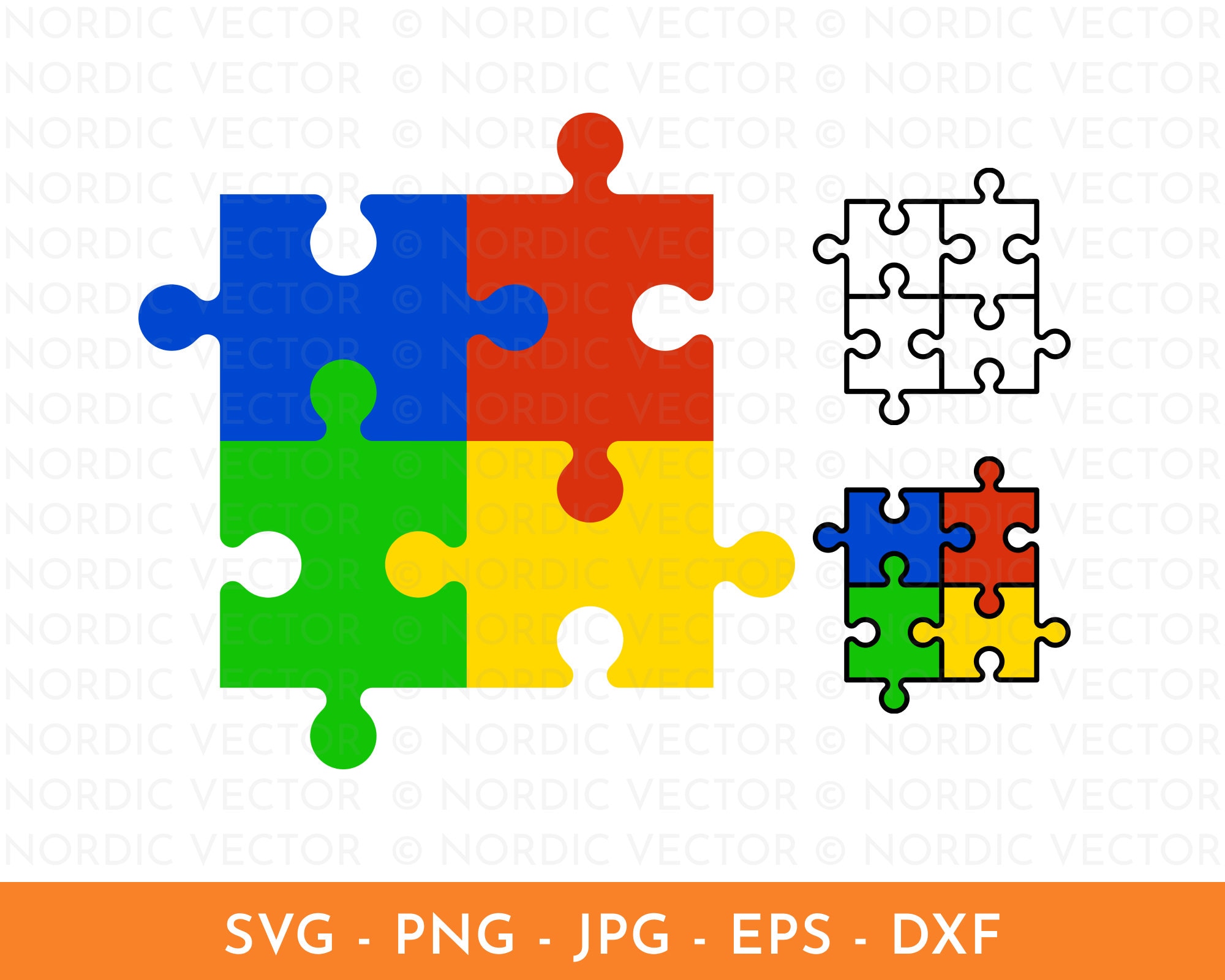 Autism Puzzle Svg, Autism Svg, Autism Awareness Svg, Autism Png, Cut ...