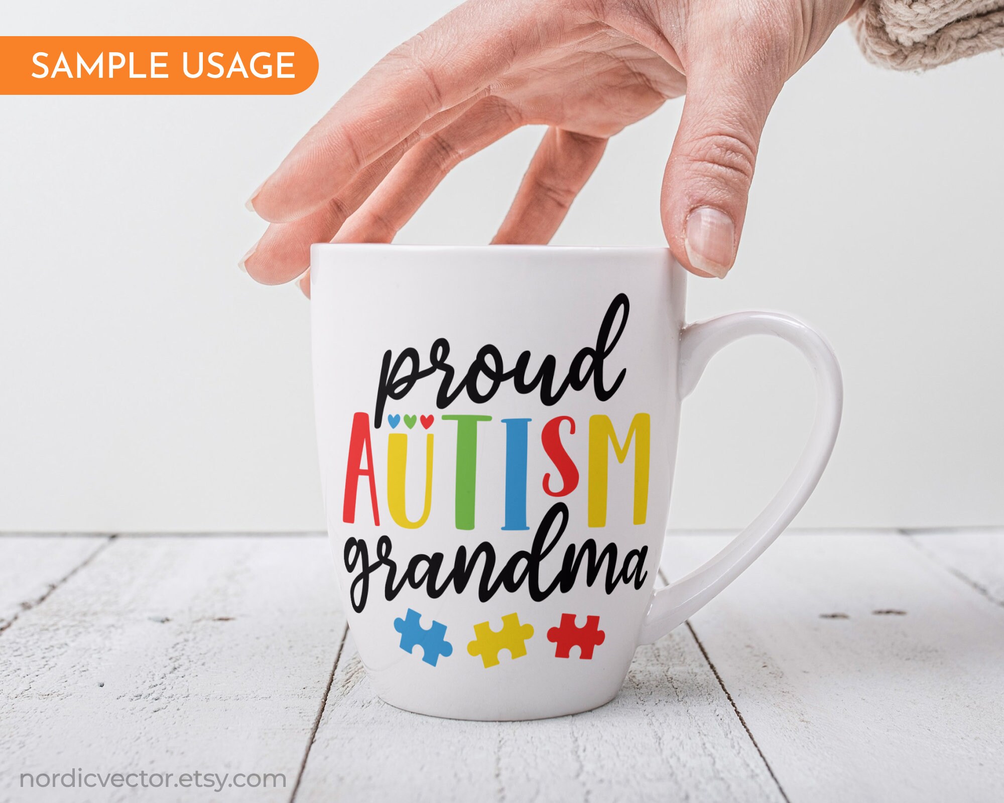 Proud Autism Grandma Svg, Autism Awareness Png, Autism Png, Autistic ...
