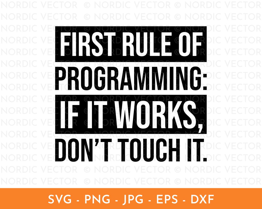 Funny Programmer Quote Svg, Coder Svg, Programming Svg, Computer Nerd Svg, Png, Dxf ︱ Clipart ...