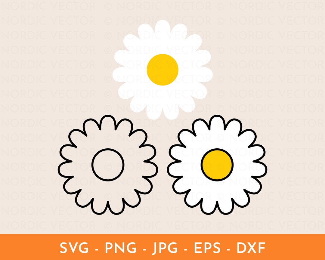 Daisy SVG, Daisy Flower Svg, Retro Daisy Png, Summer Svg, Spring Svg ...