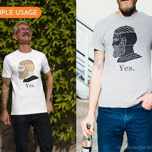 Yes Chad Meme Svg Bundle, Nordic Man Svg, Funny Meme Svg, Nordic Gamer ...