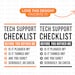Tech Support Checklist Svg, Techie Geek Nerd Svg, Funny Quote Png, Dxf ...