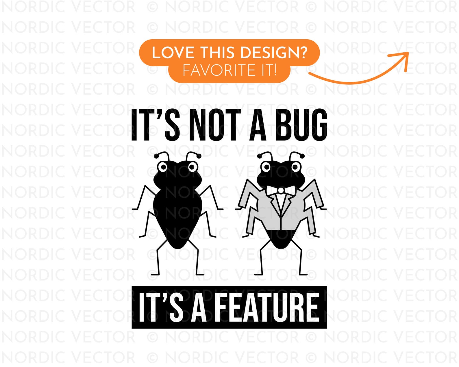 Funny Programming Svg, It's Not A Bug It's Feature Svg, Coding Svg, Png ...