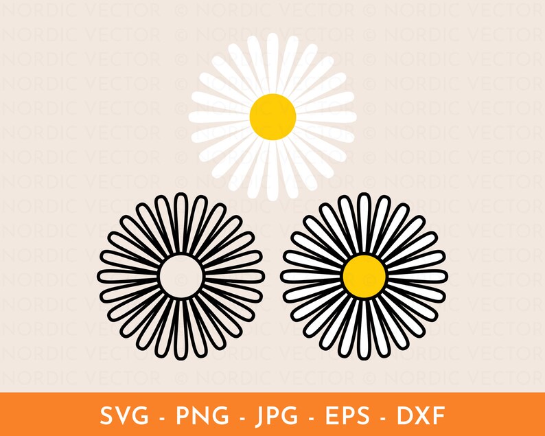 Daisy SVG, Daisy Flower Svg, Retro Daisy Png, Summer Svg, Spring Svg ...