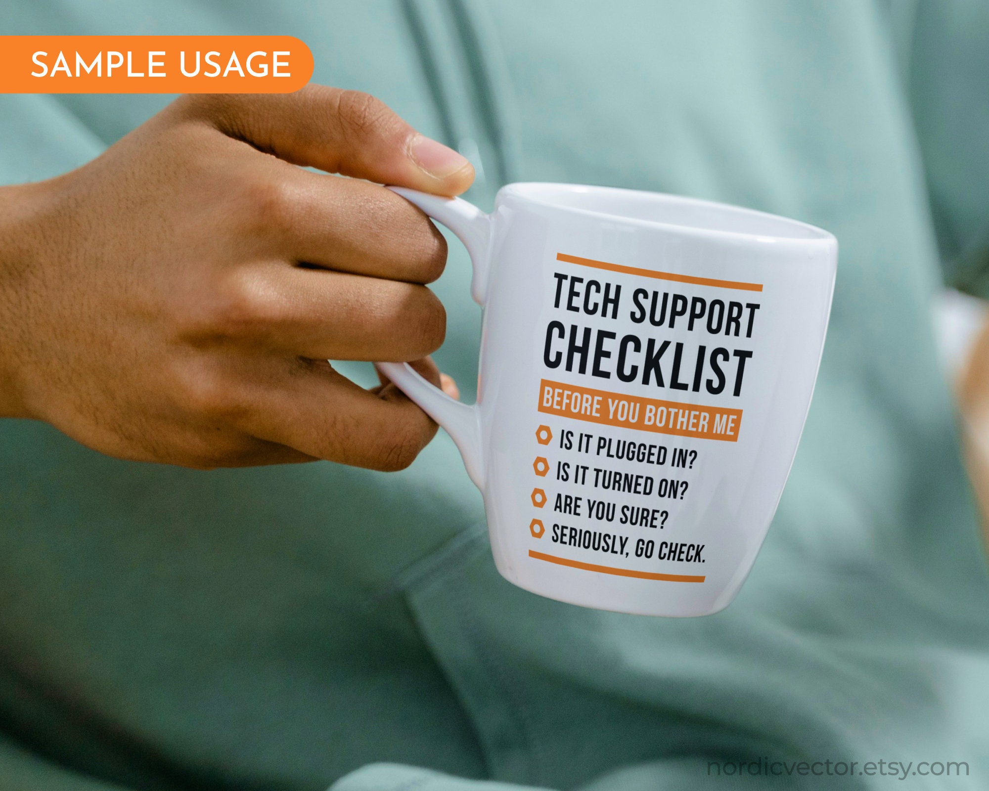 Tech Support Checklist Svg, Techie Geek Nerd Svg, Funny Quote Png, Dxf ...