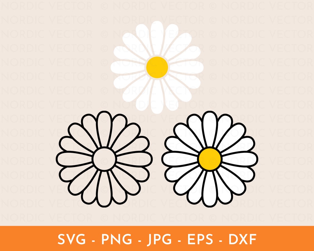 Daisy SVG, Daisy Flower Svg, Retro Daisy Png, Summer Svg, Spring Svg ...