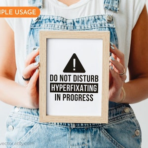 Hyperfixation Svg, ADHD Svg, Autism Svg, Neurodiversity Png, Funny ...