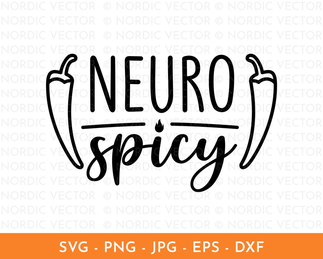 Neurospicy Svg, Neurodiversity Awareness Svg, Audhd & Adhd Svg, Autism ...
