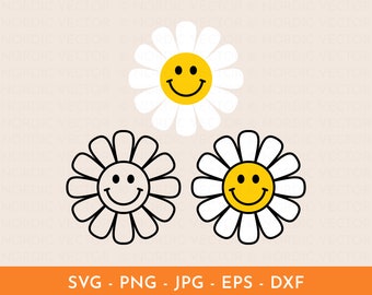 Daisy SVG, Daisy Flower Svg, Retro Daisy Png, Summer Svg, Spring Svg ...